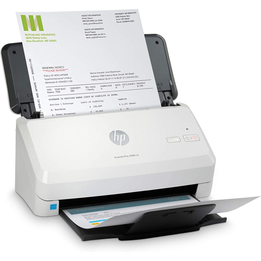 HP Scanjet Pro 2000 s2 Sheet-feed Document scanner ADF (50 sheets) up ...