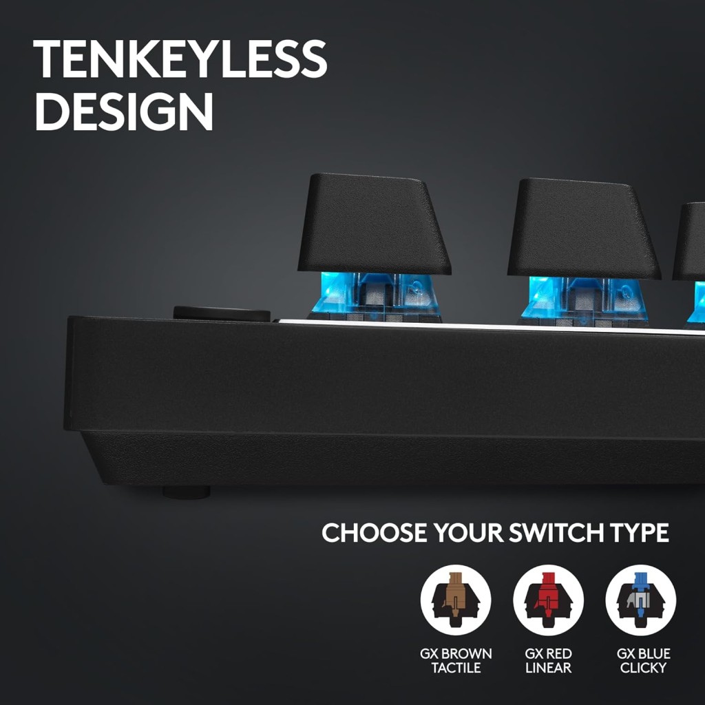 Logitech G PRO X TKL LIGHTSPEED Wireless Gaming Keyboard, Tactile ...