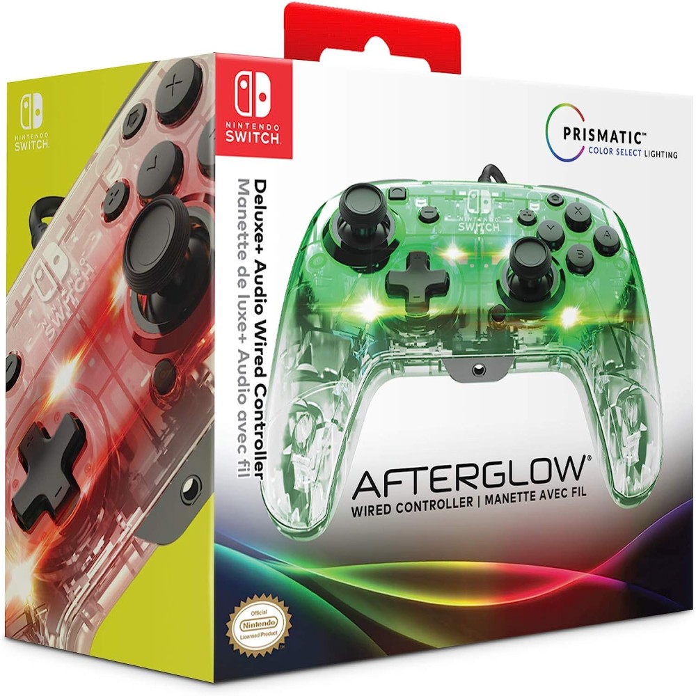 Afterglow - Deluxe+ Audio Wired Controller for Switch - Transparent ...