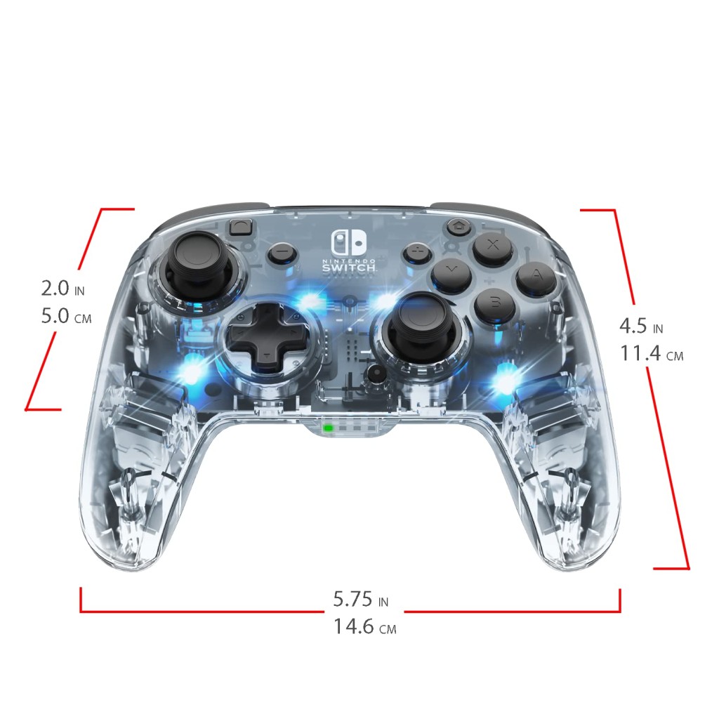 Afterglow LED Wireless Deluxe Gaming Controller - Licensed by Nintendo ...