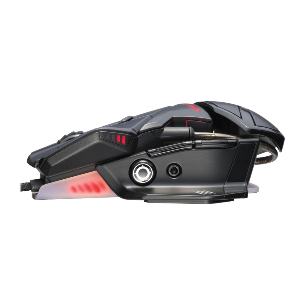 Mad Catz R.A.T. 4+ Optical Corded Gaming Mouse, Black - MCZMR03MCINBL