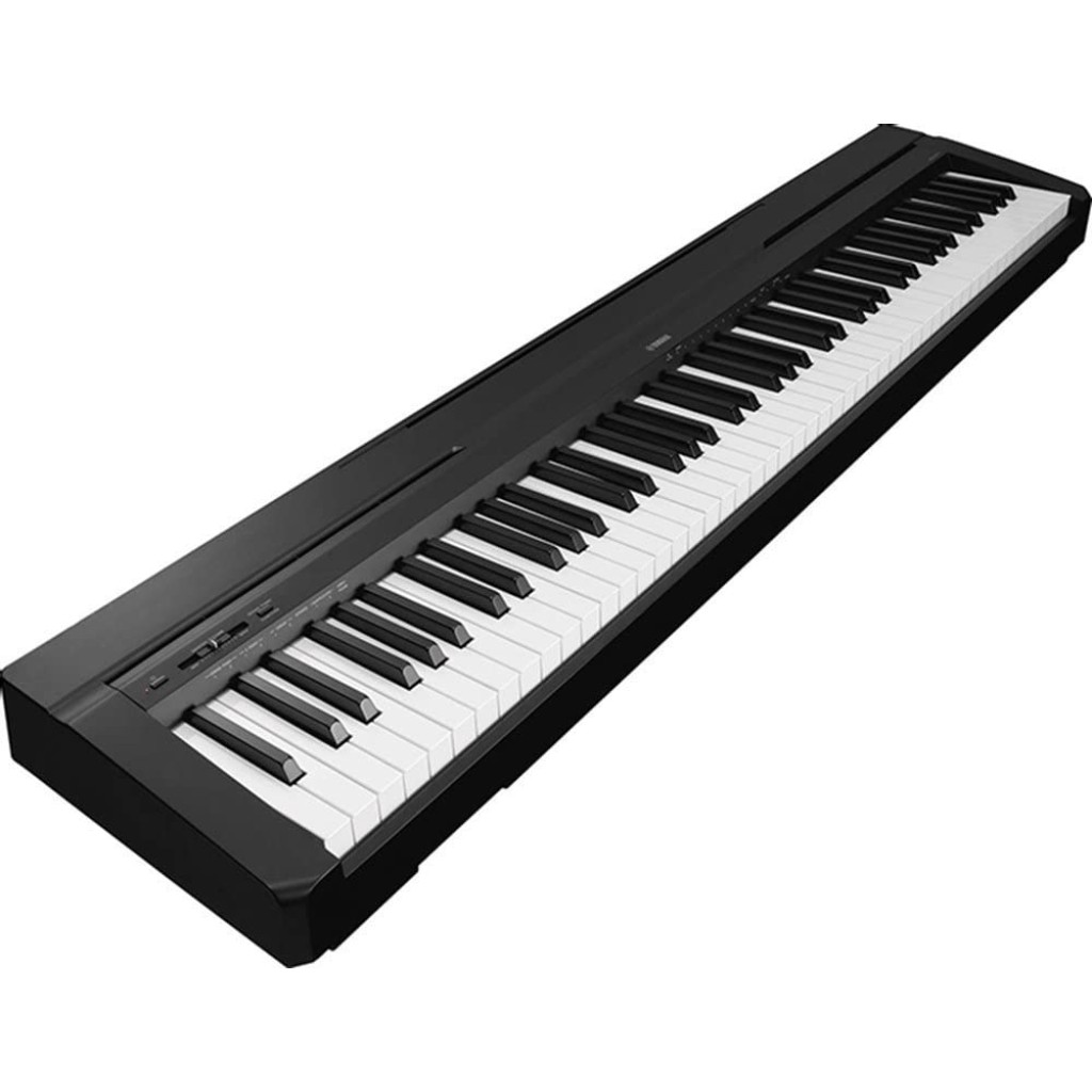 YAMAHA P45 88-Key Weighted Digital Piano Home Bundle With Wooden ...