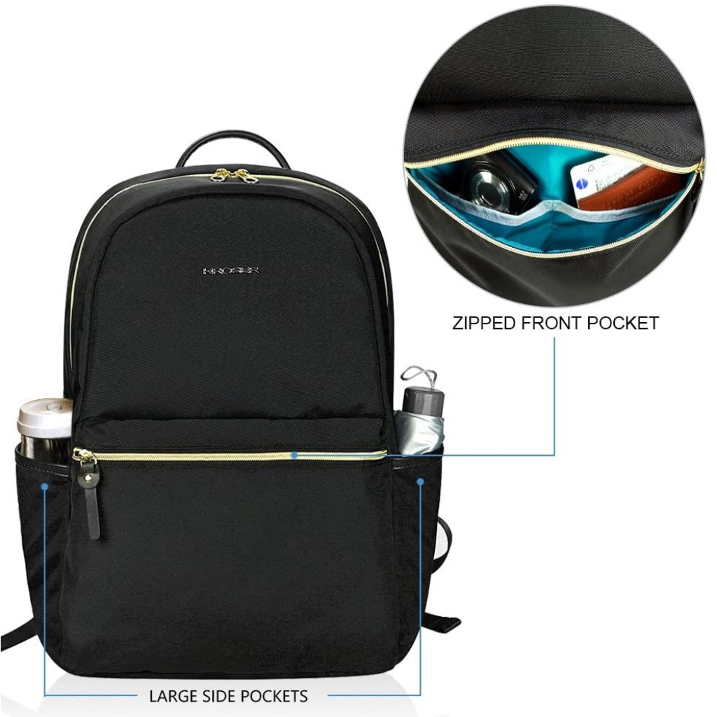 KROSER Laptop Backpack 15.6 Inch Upgraded Fashion School Backpack Water ...