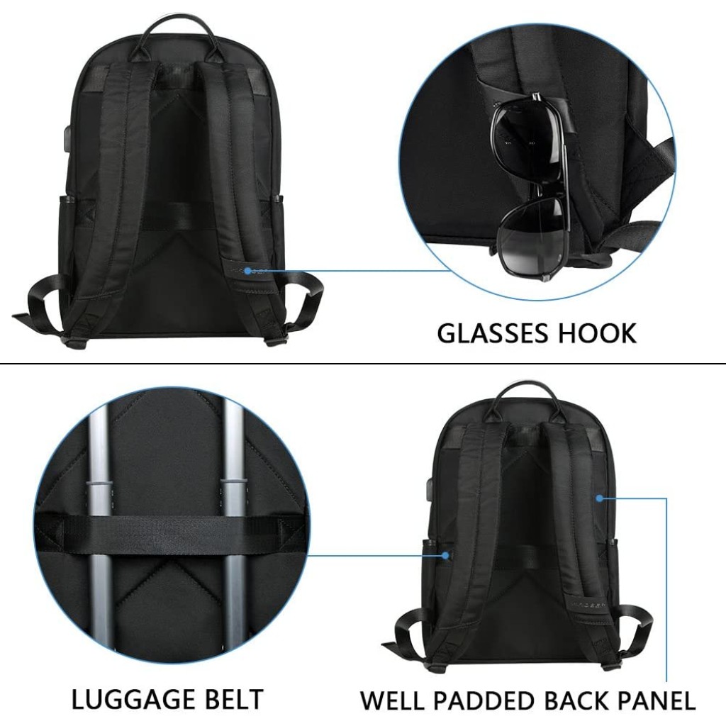 KROSER Laptop Backpack 15.6 Inch Upgraded Fashion School Backpack Water ...
