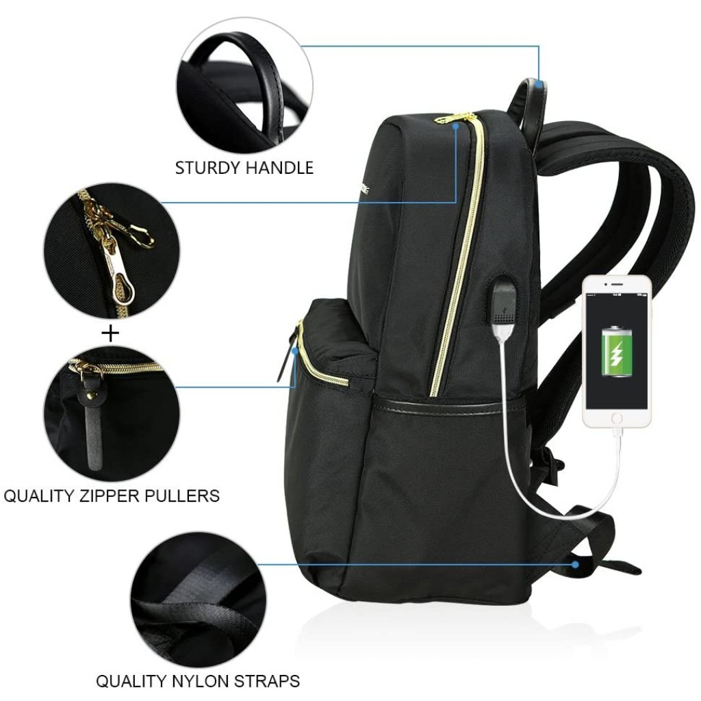 KROSER Laptop Backpack 15.6 Inch Upgraded Fashion School Backpack Water ...