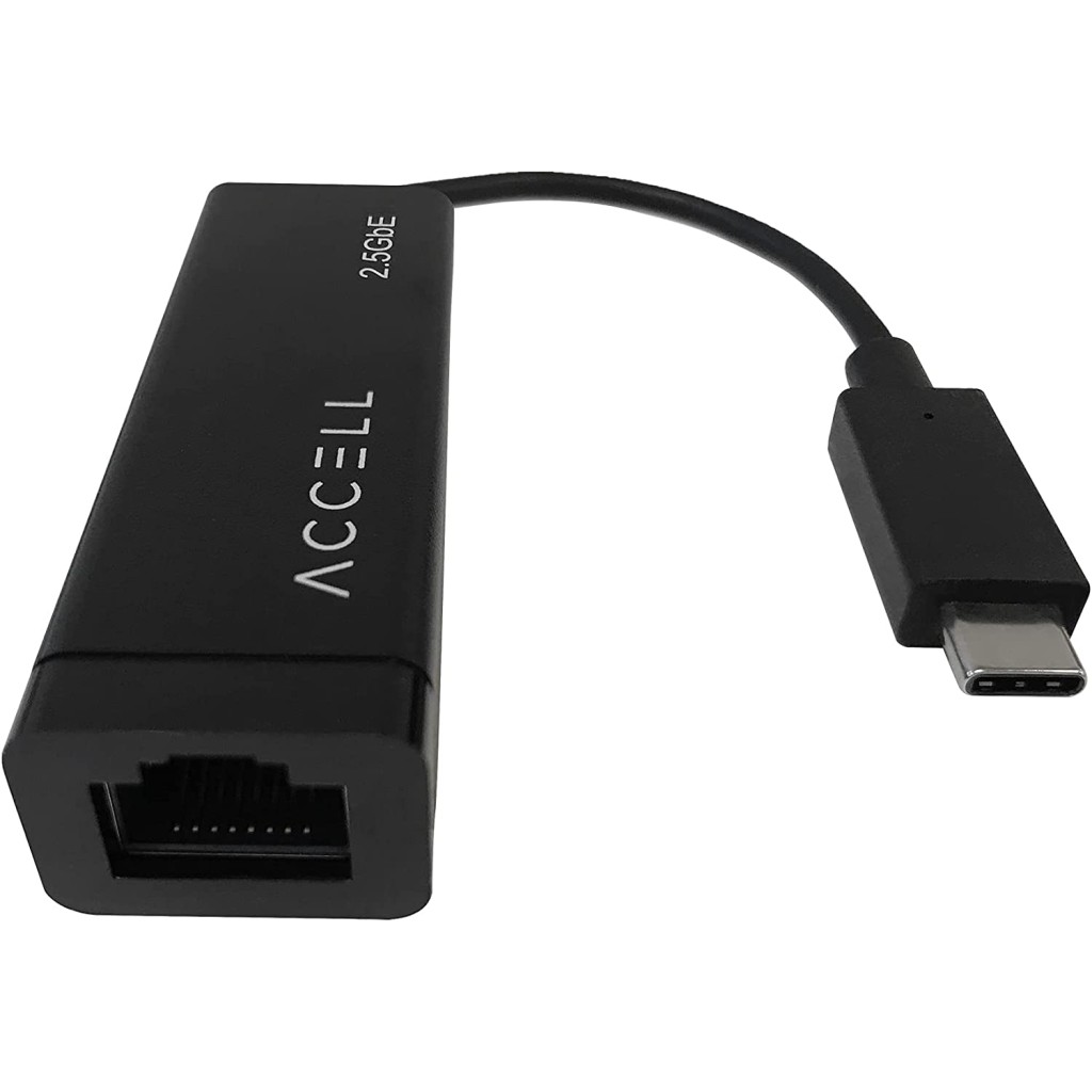 Accell USB-C to 2.5G Ethernet Adapter - USB Type C to RJ45 2.5Gbps high ...