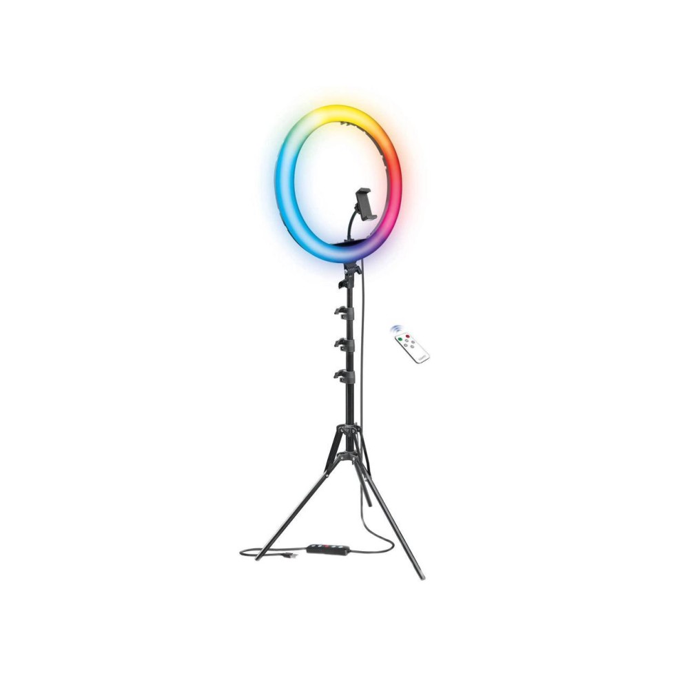 Bower Rgb Selfie Ring Light Studio Kit With Wireless Remote Control And ...
